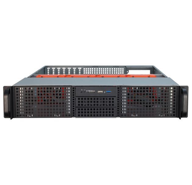TGC Rack Mountable Server Chassis 2U 650mm, 9x 3.5' Fixed Bays, up to E ...