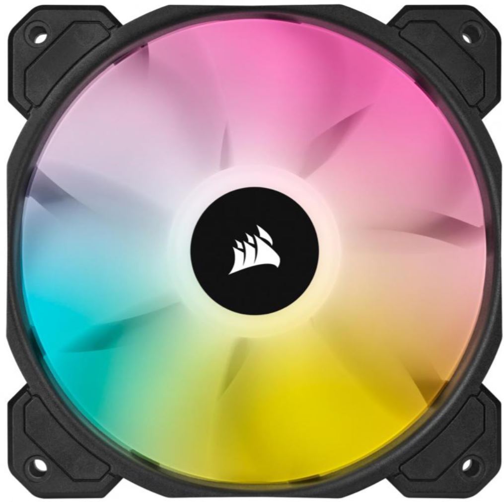 Corsair AF ELITE Series AF120 RGB ELITE Black 120mm Fluid Dynamic Fan ...