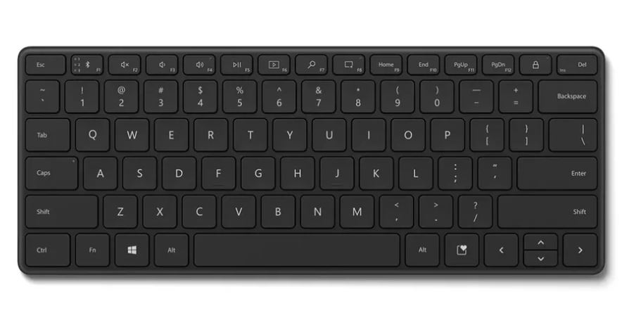 Microsoft Bluetooth Compact Keyboard Bluetooth English Black