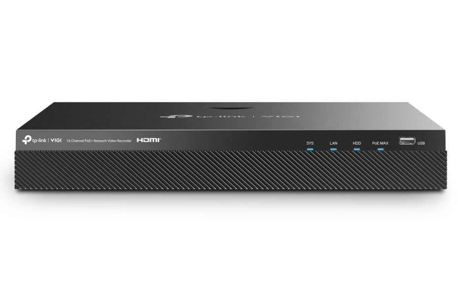 TP-Link VIGI NVR2016H-16P VIGI 16 Channel Network Video Recorder 4K Out ...